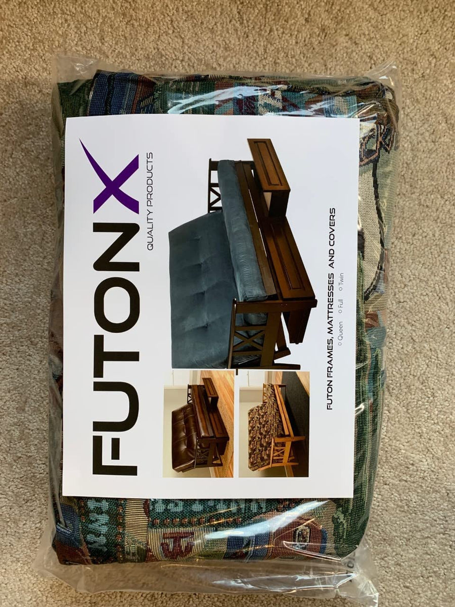 Full Size Route 66 "Futon Cover Only" Fits 6 to 8 Inch Mattress Hidden ...